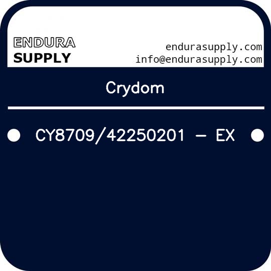 Crydom CY8709/42250201 - EX - Endura Supply